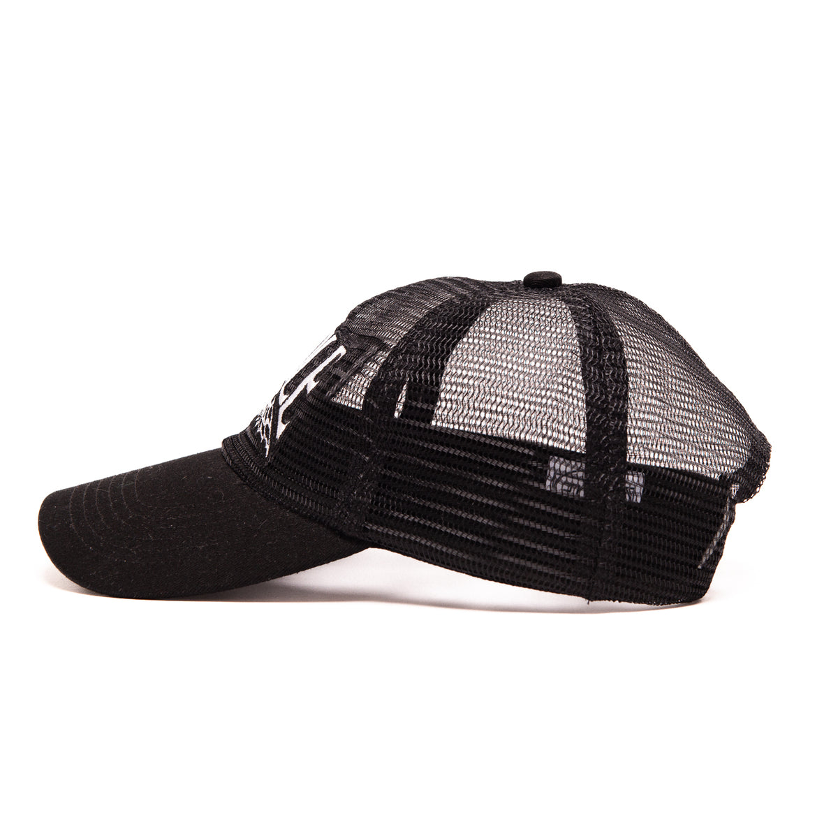 HEART TRUCKER CAP BLACK / WHITE | HODDLE SKATEBOARDS