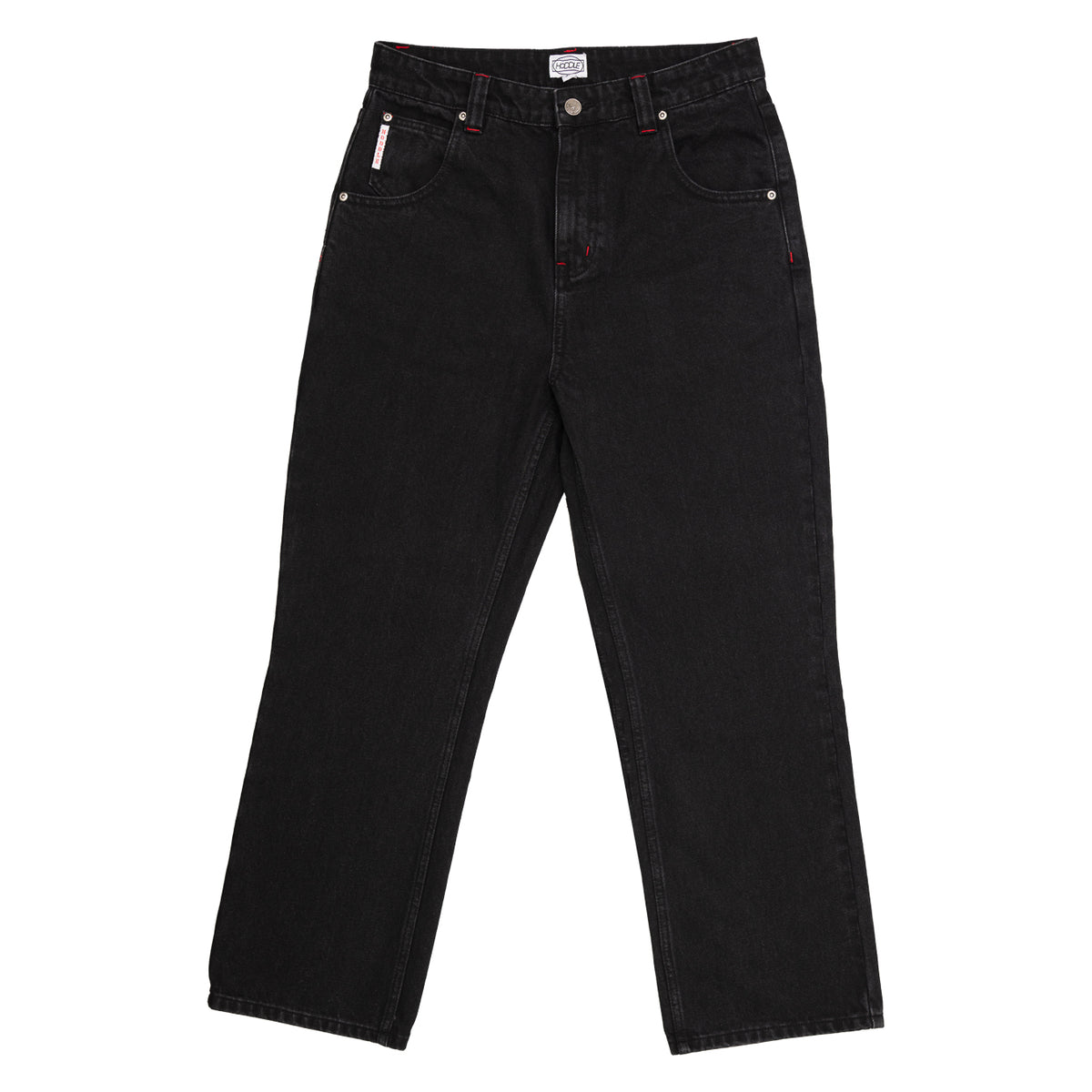 ROUTINE STRAIGHT CUT JEANS BLACK | HODDLE SKATEBOARDS